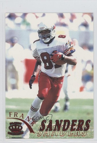 1996 Pacific Pure NFL Gridiron Red Frank Sanders #4 | eBay