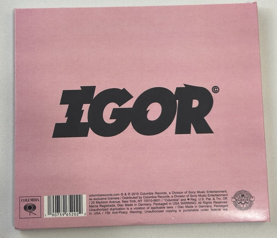 Tyler, The Creator - Igor [Good CD] Explicit 190759652022| eBay
