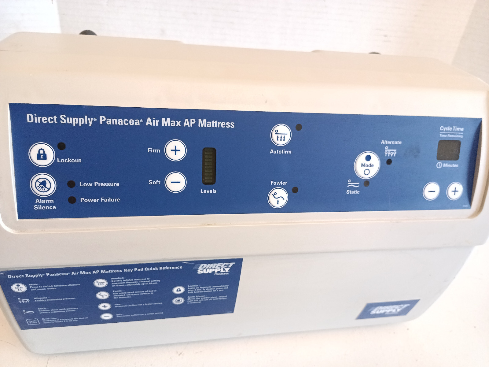 Direct Supply Panacea air max AP mattress sapphire 61350004-1100 120V 5 ...