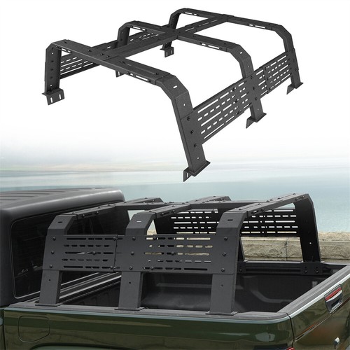 18.8" High Adjustable Overland Cargo Bed Rack for 05-25 Tacoma Jeep ...