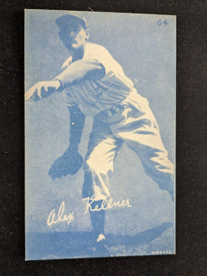 1953 Canadian Exhibits Baseball Card # 64 Alex Kellner - Philadelphia ...