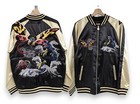 Sukajan Godzilla Mothra Embroidery Jacket M-3XL size 100% polyester ...