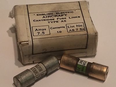 AS-7.5A ENGLISH ELECTRIC AIRCRAFT FUSE (x1) ae1x9 | eBay