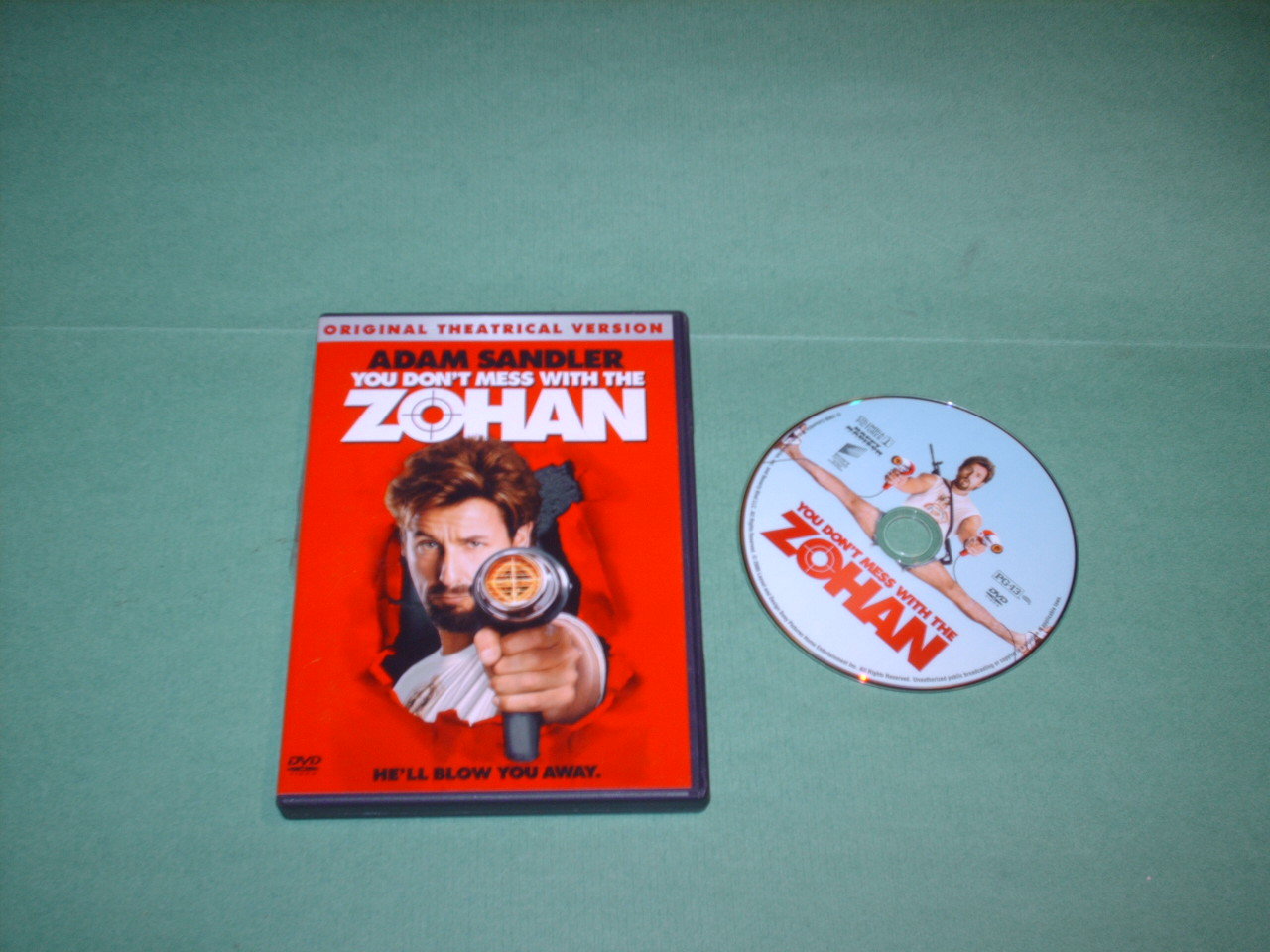 You Dont Mess With The Zohan (DVD, 2008, Rated Single Disc Version ...