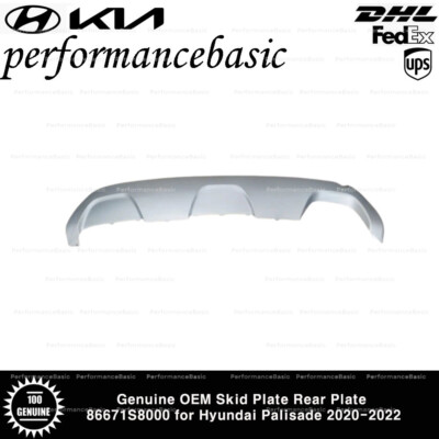 Genuine OEM Skid Plate Rear Plate 86671S8000 for Hyundai Palisade 2020 ...