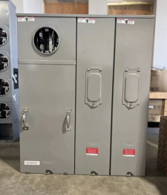 Milbank U6020-O-2/200 Meter Main W/Split Load 320A 4T Ring Type NEC ...