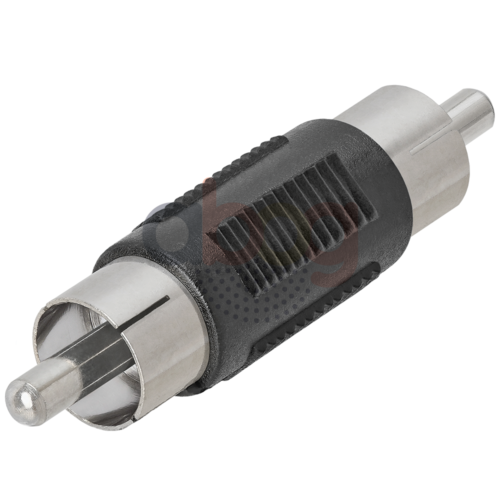 5 Pack RCA Male to Male Coupler RCA Plug Connector Video Audio Cable ...