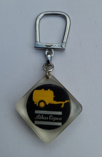 RARE Porte Clé transparent ATLAS COPCO - Inclusion BOURBON key Ring | eBay