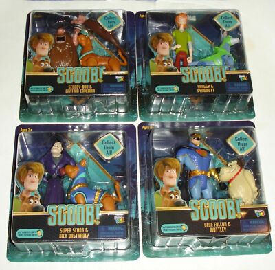 Scooby-Doo - Scoob - Blue Falcon Action Figure 2pack - COMPLETE SET of ...