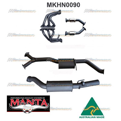 MANTA Extractors, Cat & 3" Exhaust for Holden Commodore VT VU VX VY V6 ...