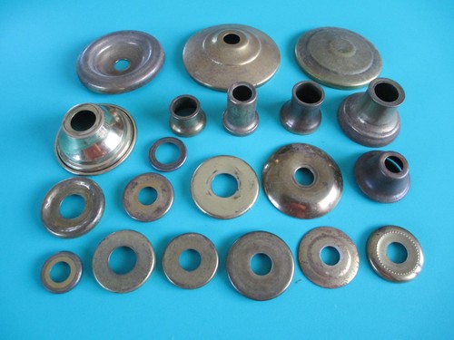 VINTAGE BRASS FINISH NECK SPACER BREAK FOR LAMP OR FLOOR LAMP PARTS LOT ...