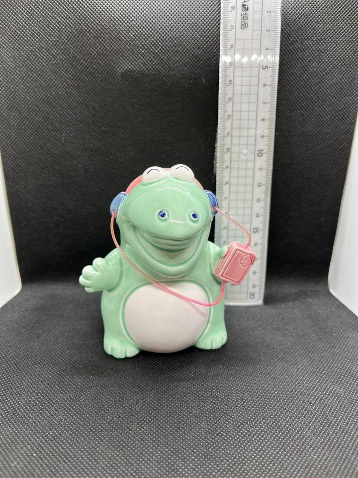 Hello Saurus Ceramic Piggy Bank Retro Fujika Dinosaur Collection Used | eBay