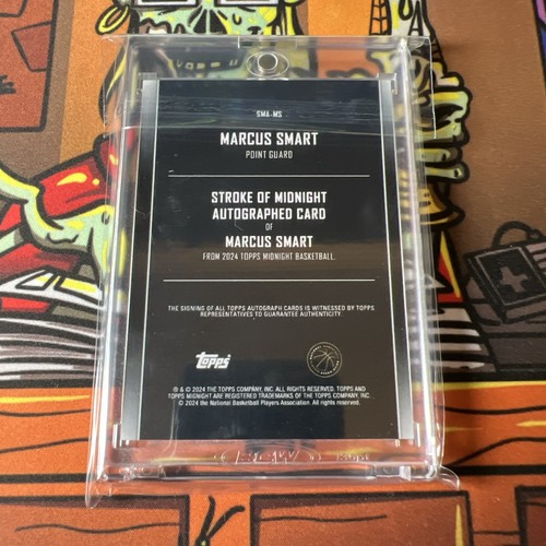 2023-24 Topps Midnight Marcus Smart Stroke Of Midnight Auto DUSK /75 ...
