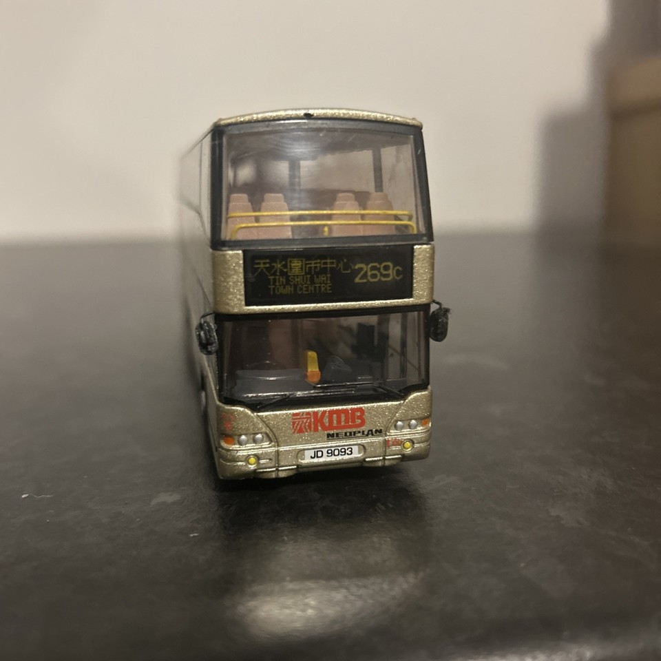 1/76 Neoplan Centroliner HongKong KMB Double Decker Bus Diecast Model ...