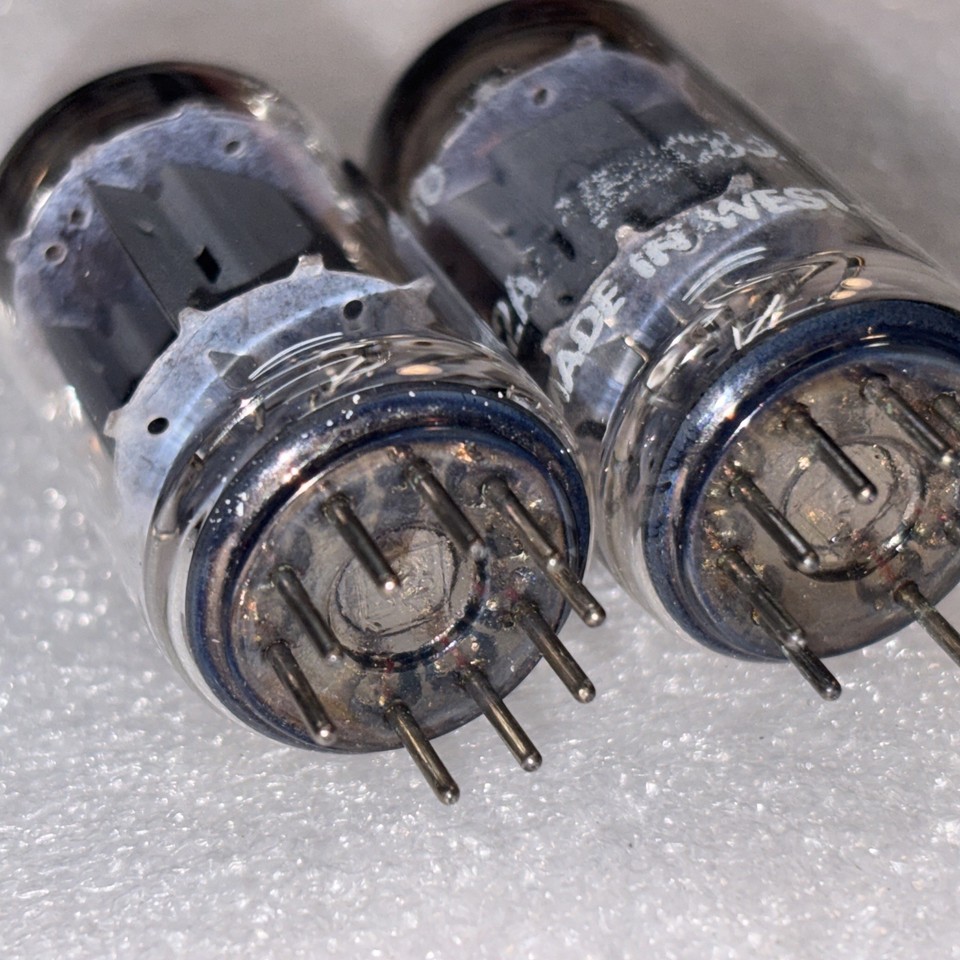 Matched Pair Telefunken 12AX7 ECC83 Smooth Plate Vacuum Tubes TV7 ...