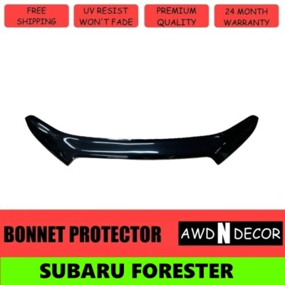 Bonnet Protector for Subaru Forester 2013-2018 Black Guard Against ...