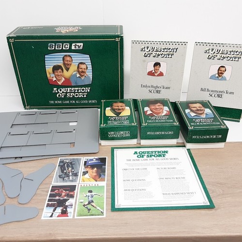 Vintage 1986 A Question of Sport Board Game Fully Complete Maradona ...