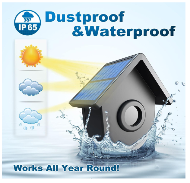 HTZSAFE 1/2 Mile Long Range Outdoor Weatherproof Solar 1 Receiver + 2 ...