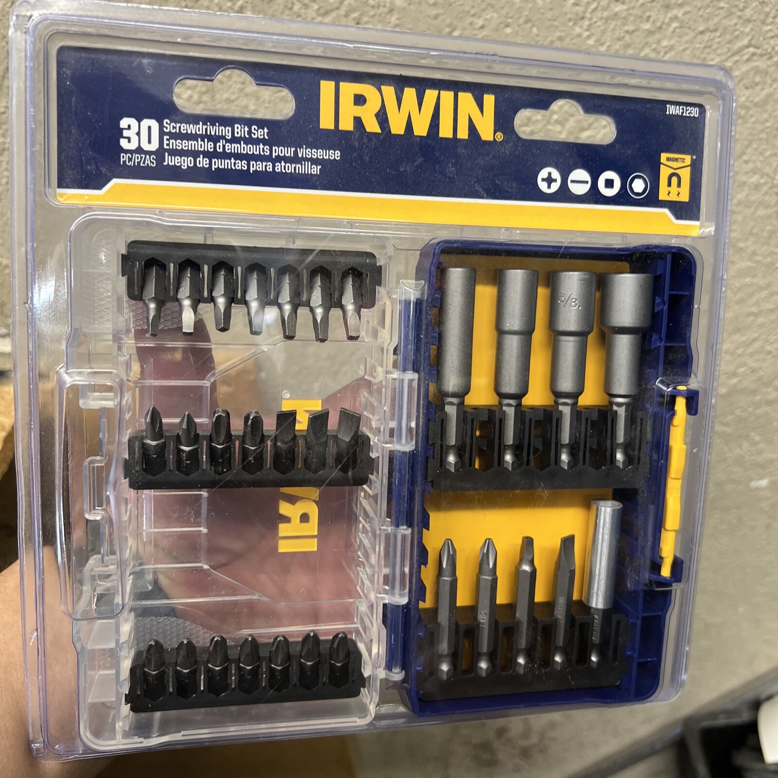 Irwin IWAF1230 Magnetic Screwdriver Bit Set, 30-Piece | eBay