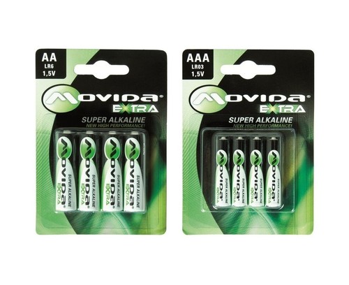 BATTERIE SUPER ALCALINE STILO AA MINISTILO AAA MOVIDA PILE PLUS POWER 1,5 V | eBay