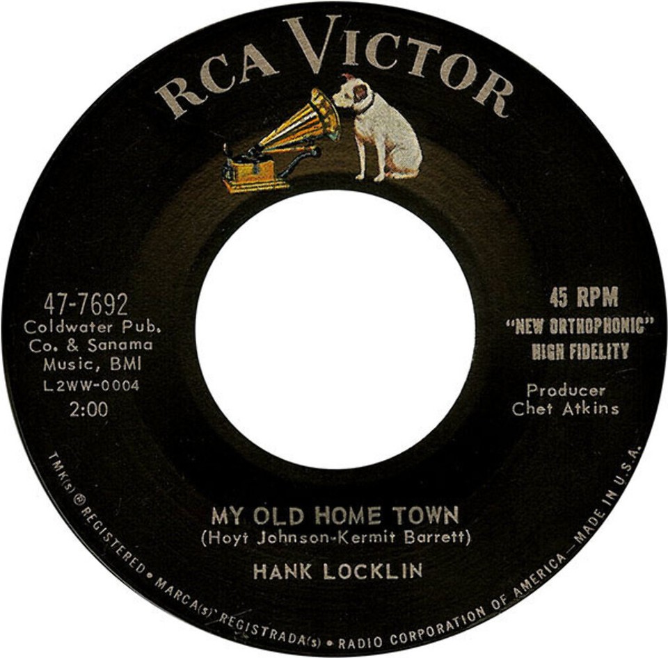 Hank Locklin - Please Help Me, I'm Falling - RCA Victor - 47-7692 - 7 ...