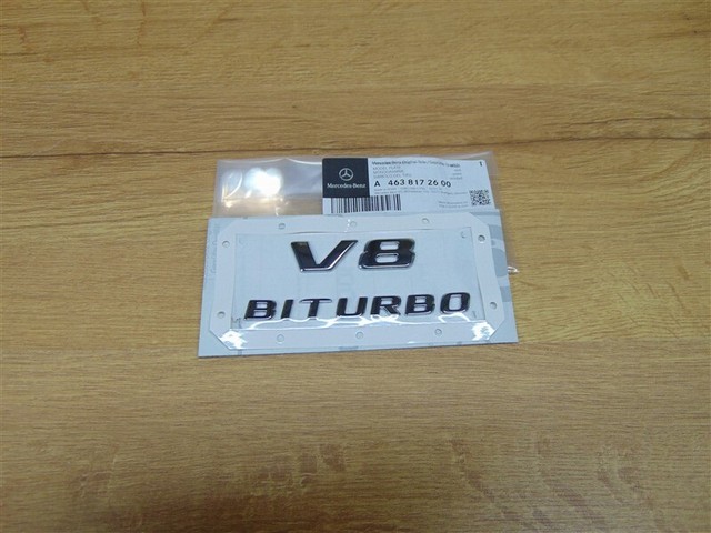 Original MERCEDES G63 AMG V8 Biturbo Badge A4638172600 for sale online ...