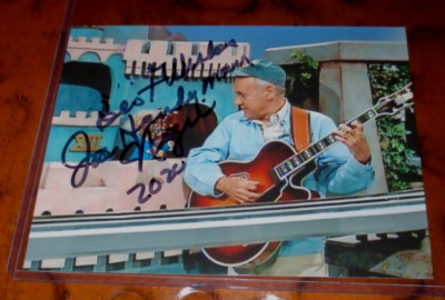 Joe Negri jazz guitarist signed autographed photo "Mr Rogers ...