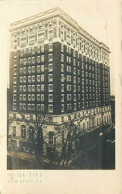 NEW HAVEN CONNECTICUT HOTEL TAFT 1913 OLD REAL PHOTO POSTCARD | eBay