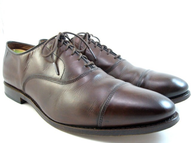 Allen Edmonds "PARK AVENUE" Men's Cap-Toe Oxfords 13 D Chili USA (486N ...