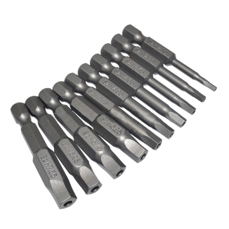 10pcs 5 Sided Security Tamper Proof Screw Driver Drill Bit 50mm/2inch ...