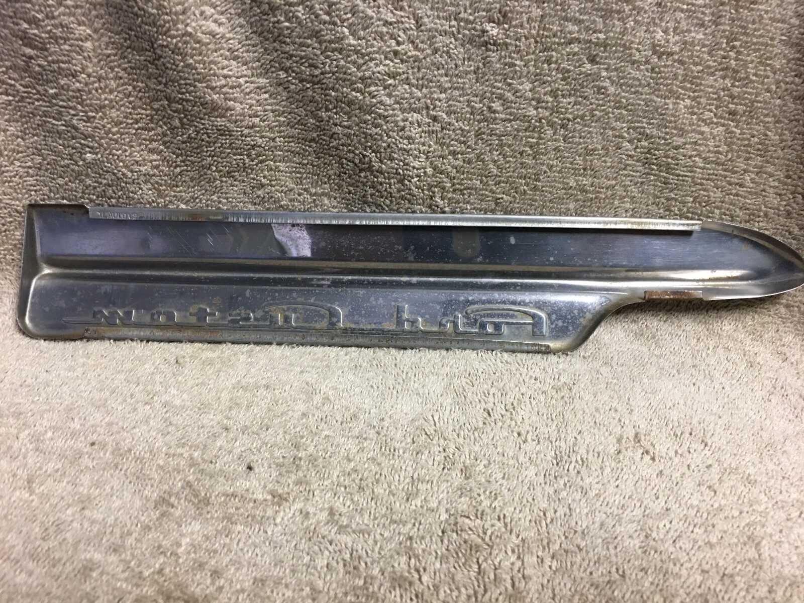 USED 1949 1950 FORD CUSTOM STAINLESS FRONT FENDER SPEAR TRIM MOLDING | eBay