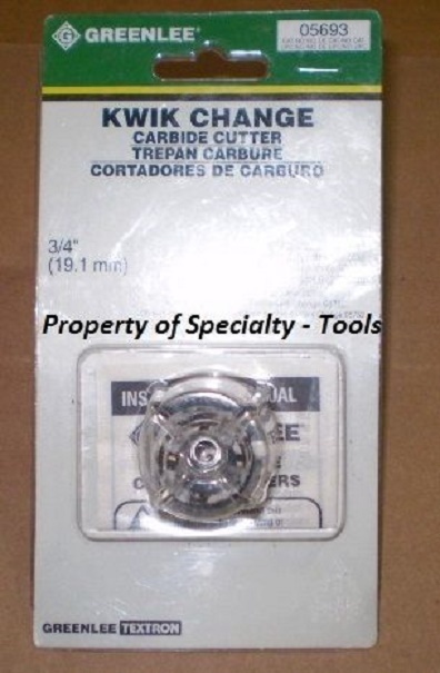 Greenlee 645-3/4 Kwik Change Carbide Cutter 05693 NEW | eBay