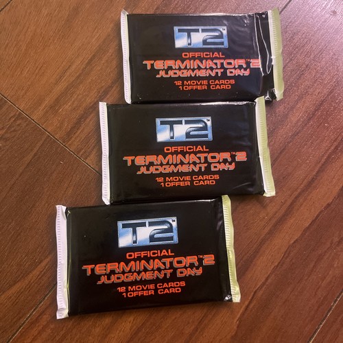 "T2" TERMINATOR 2 "JUDGEMENT DAY" MOVIE CARDS "LOT OF 3 PACKS" | eBay