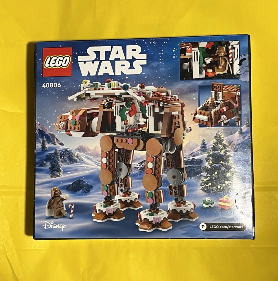 LEGO 40806 Star Wars Gingerbread AT-AT Walker w/Darth Vader Sealed IN ...