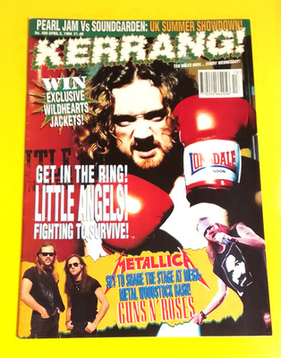 Kerrang! No.488 April 2 1994 Little Angels, Metallica, Soundgarden,Guns ...