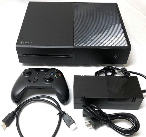 Microsoft Xbox One 500GB Black Console With Controller Console XB1 ...