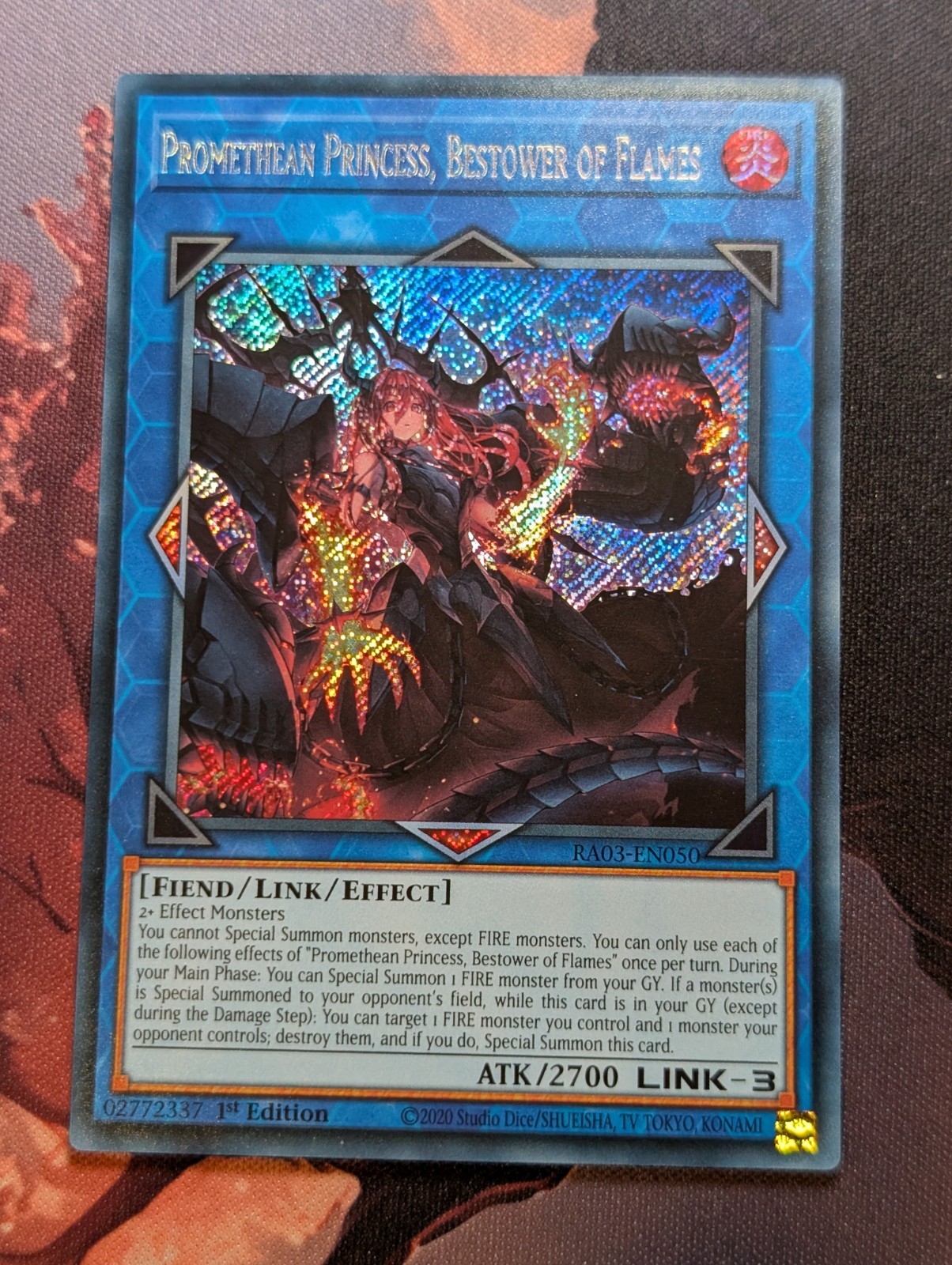 Promethean Princess, Bestower of Flames - RA03-EN050 - Secret Rare ...