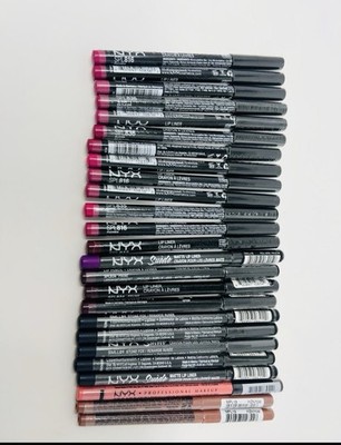 NYX PROFESSIONAL MAKEUP LIP LINER PENCIL Inc SUEDE - CHOOSE SHADE NEW ...