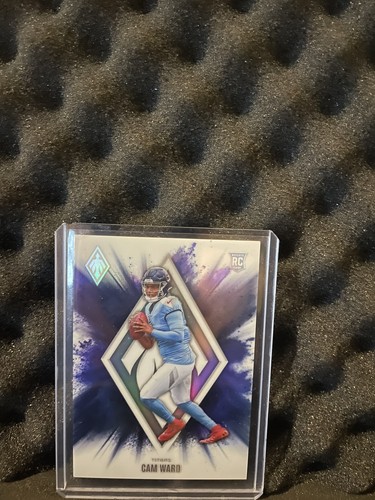 2025 Panini Phoenix Cam Ward Color Blast #11 SSP RC Tennessee Titans | eBay