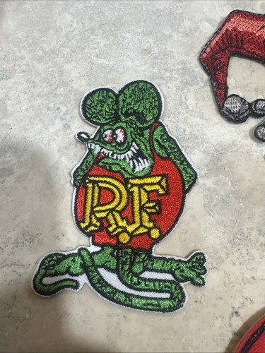 OLD SCHOOL HOT RAT ROD IRON ON PATCH 10 LOT RAT FINK CHUCKY Marks ...