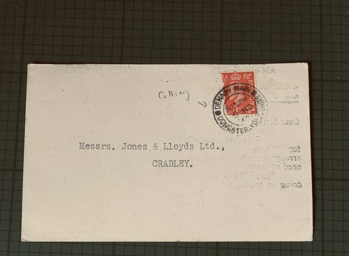 GB GVI double ring Denaby Main (Colliery / Coal mine) on postcard 1942 ...