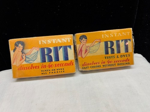 2 Vintage Instant RIT Tints and Dyes Boxes | eBay