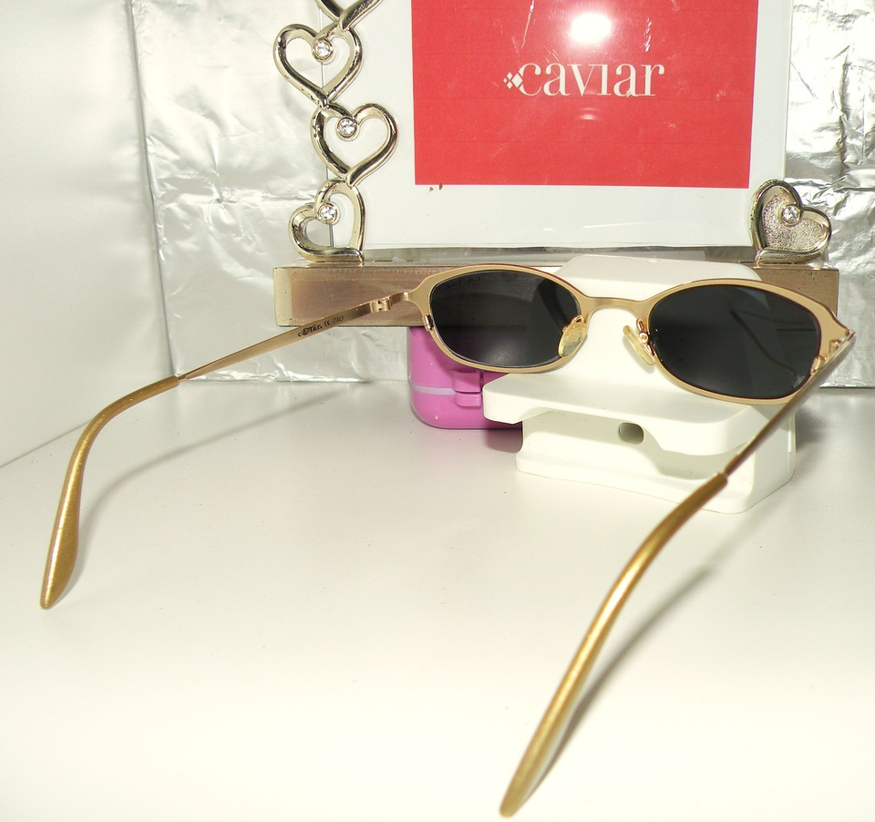 VTG NOS/NEW CAVIAR M 1700 C21 ITALIAN GLASSES W/ SWAROVSKI CRYSTALS BOX ...