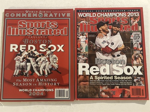 2004 2013 Sports Illustrated BOSTON RED SOX World Series Champs ...