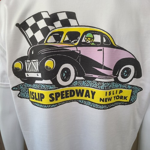 Vintage Race T-shirt ISLIP SPEEDWAY NEW YORK. | eBay Australia