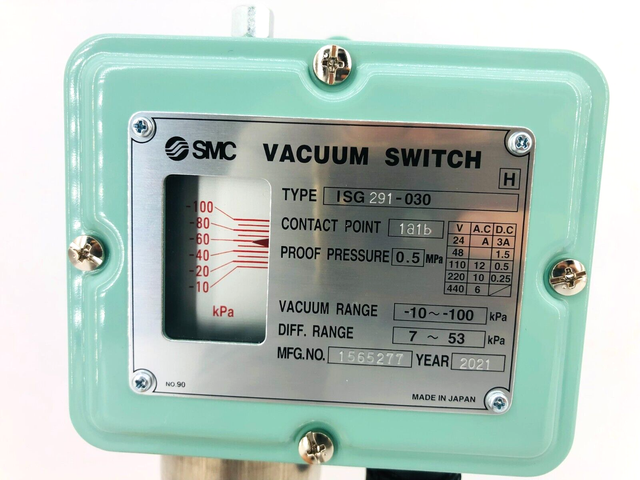 Smc ISG291-030 Vaccum Switch 3/8in -100 10kpa for sale online | eBay