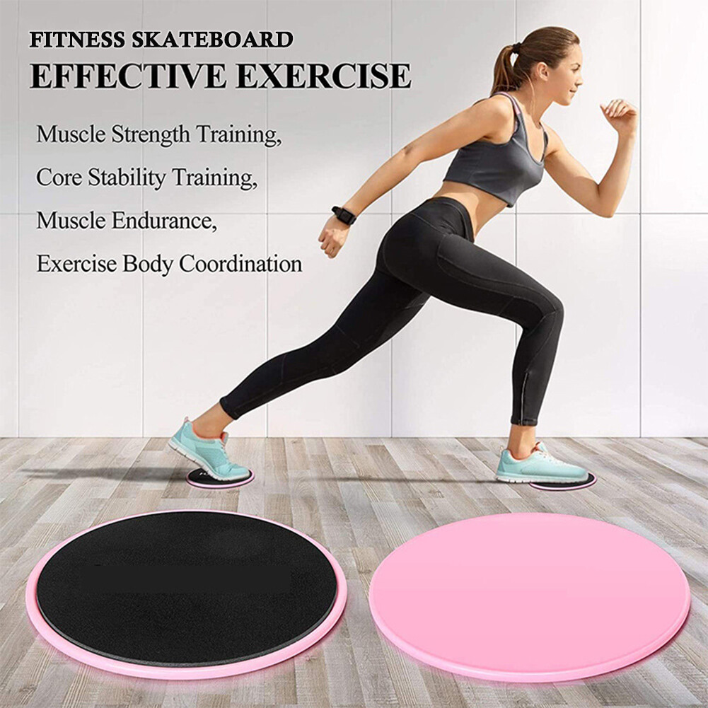 1 Pair Core Exercise Sliders Fitness Gliding Discs for Ab Abdominal ...
