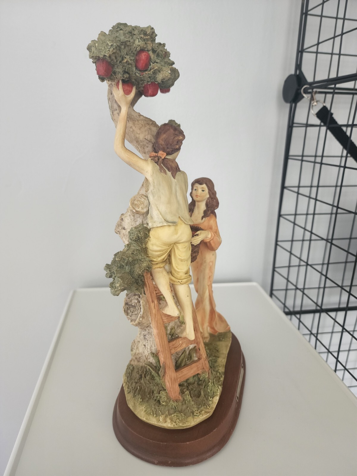 The Micena Collection Vintage Porcelain Statue Apple Picking *Couple* | eBay