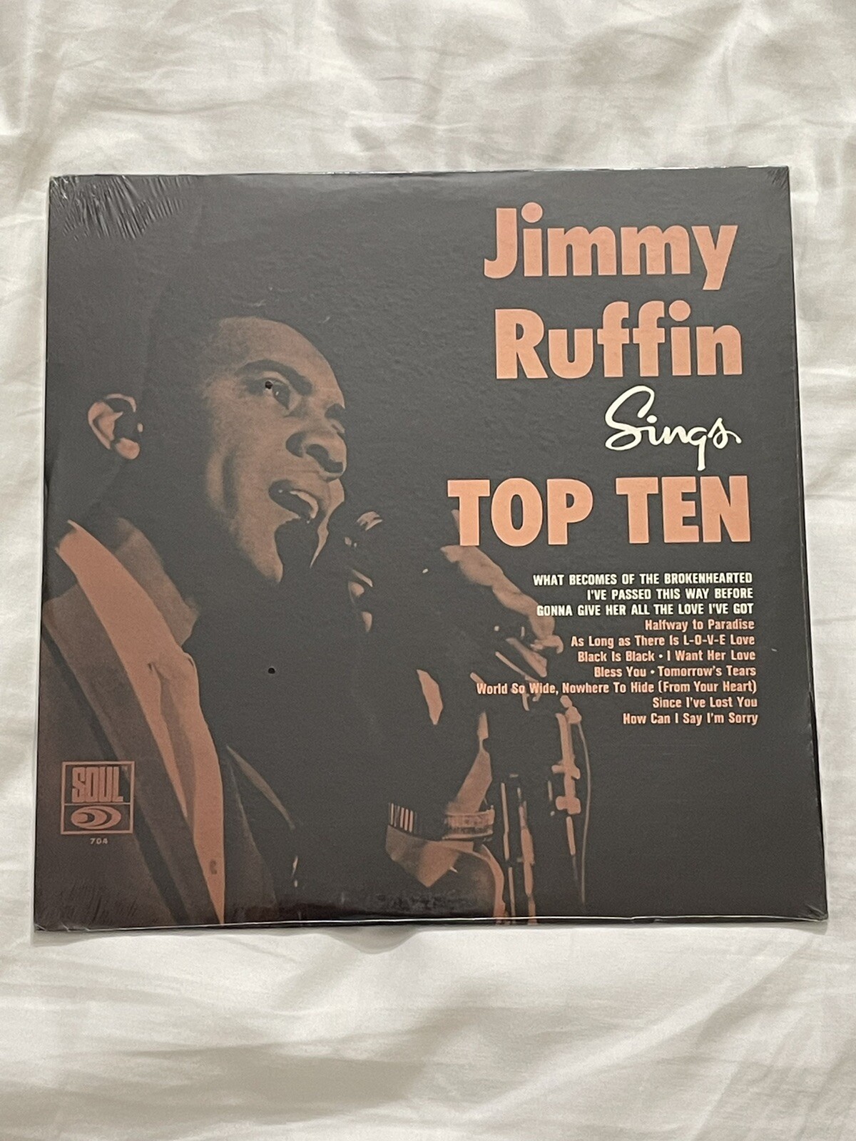 JIMMY RUFFIN Sings TOP TEN - lp SOUL 704 Still Sealed 1st EDITION 1966 ...