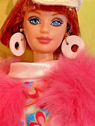 Barbie Collectibles Groovy 60s Doll mod Style Outfit & Glasses Redhead ...